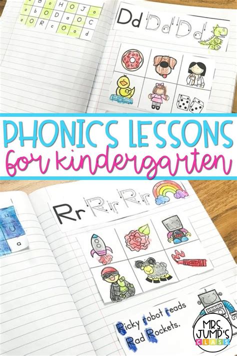 Phonics Lessons And Activities For Kindergarten And First Grade Phonics