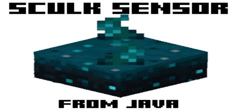 Sculk Sensor From Java Edition Minecraft Pe Texture Packs