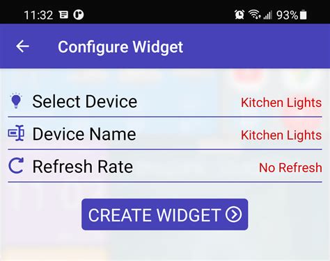 Create Android Widget Button To Perform Action On Hubitat Heres A
