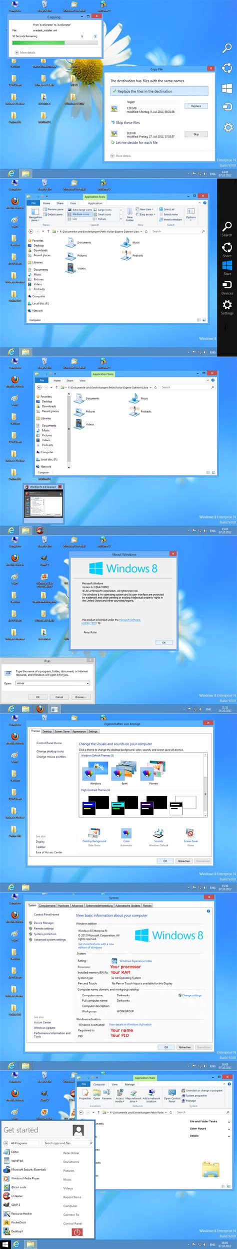 Windows 8 RTM Build 9200 By PeterRollar On DeviantArt