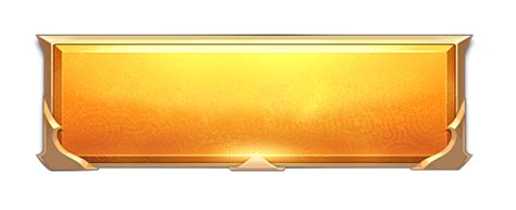 橘色横条标签按钮png 2
