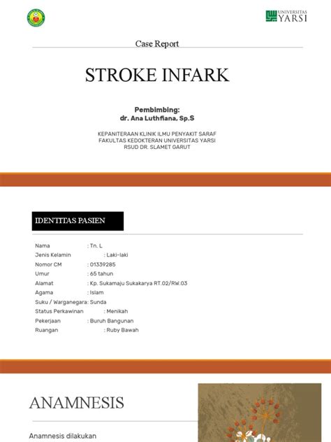 Laporan Kasus Stroke Infark Pdf