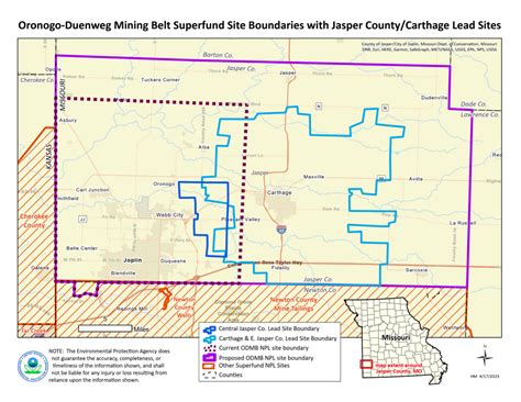 Oronogo Duenweg Mining Belt National Priorities List Npl Superfund