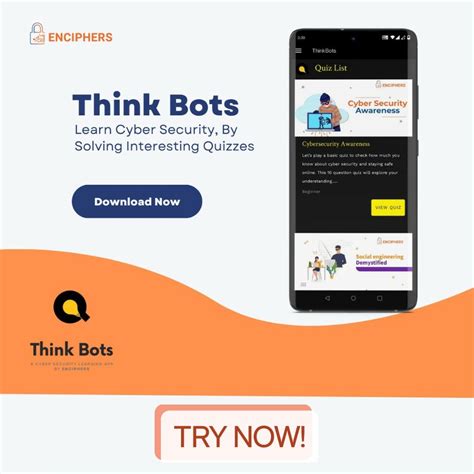 Try Think Bots A Really Cool App To Learn Cyber Security By Playing Quizzes Kanika Singh