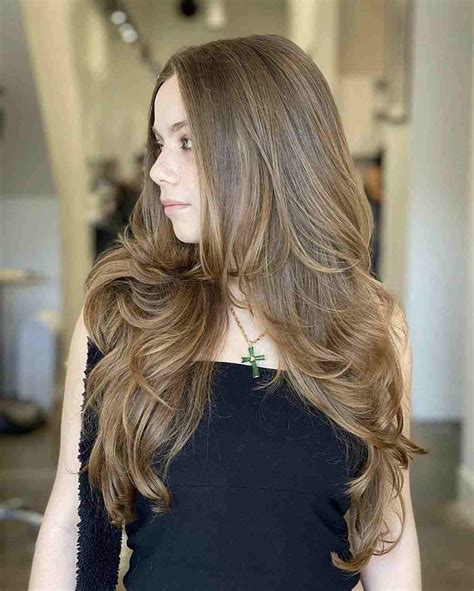 Straight Long Layers Haircut