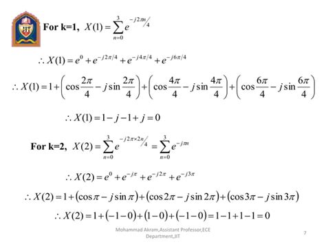 Discrete Fourier Transform Pptx