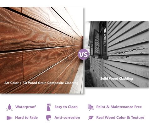 Composite Cladding D Wood Grain CW Spark Homes