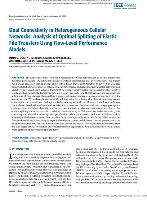 Pdf Dual Connectivity In Heterogeneous Cellular Networks Analysis Of Optimal Splitting Of