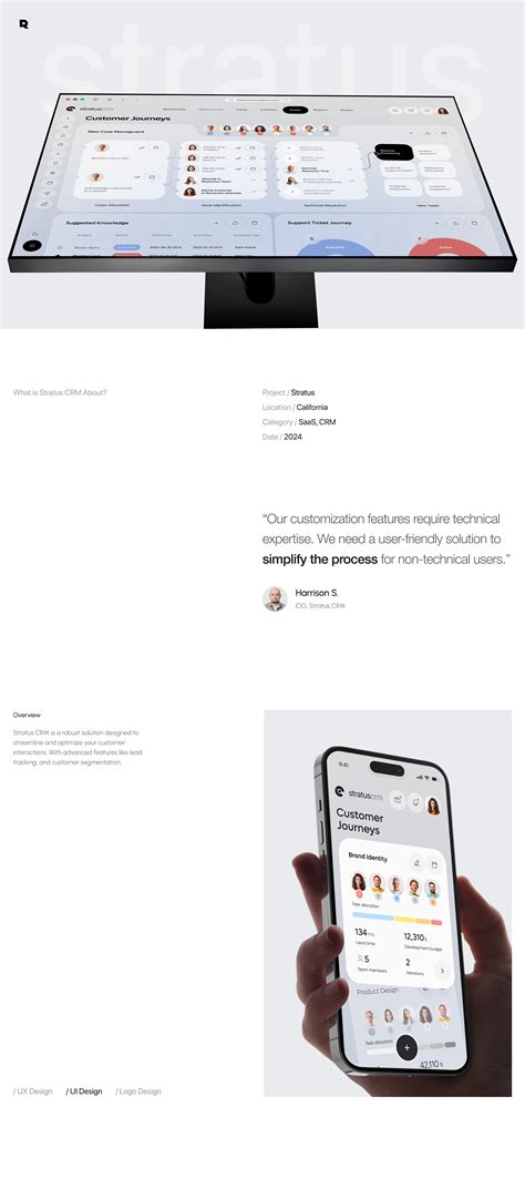 Crm Development Ux And Ui Design 1 Images Behance