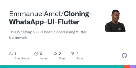 github emmanuelamet cloning whatsapp ui flutter this whatsapp ui is