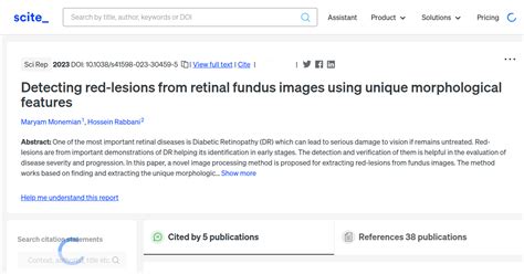 Detecting Red Lesions From Retinal Fundus Images Using Unique Morphological Features