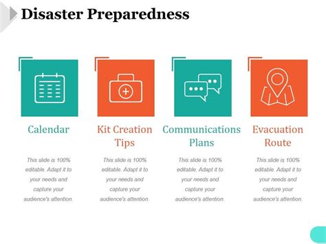 Disaster Preparedness Template 2 Ppt Powerpoint Presentation Outline