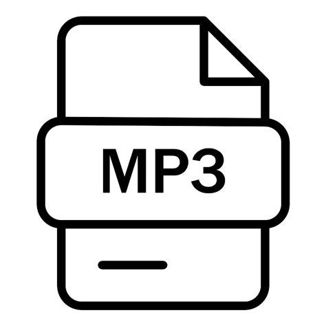 Mp3 File Type Vector SVG Icon SVG Repo