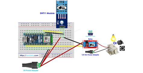 Arduino Nano ESP32 DHT11 Relay Arduino Nano ESP32 Tutorial
