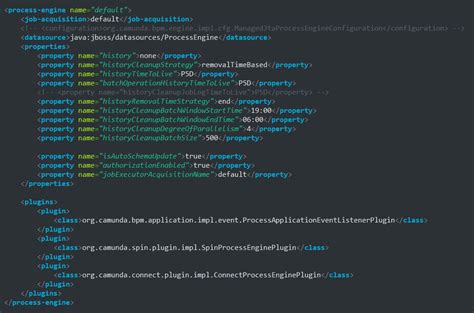 service org camunda bpm platform process engine default is already