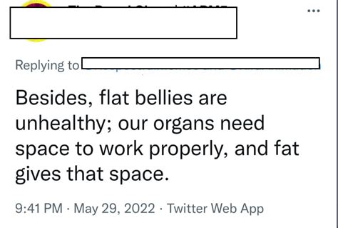 Flat Bellies Are Unhealthy Fatlogic
