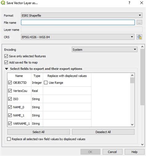 select save export feature as a new layer using qgis 3 2 1