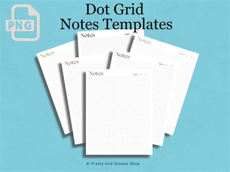 Boho Onenote Notes Template Dot Grid Onenote Digital Notepad Dotted Journal Paper Note Taking