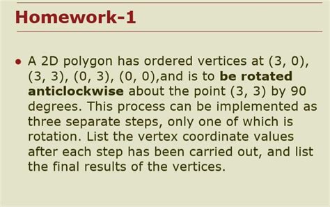 solved homework 1 a 2d polygon has ordered vertices at 3