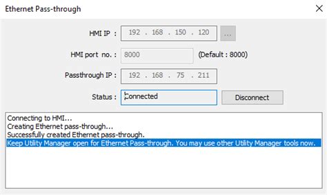 Ethernet Plc Pass Through