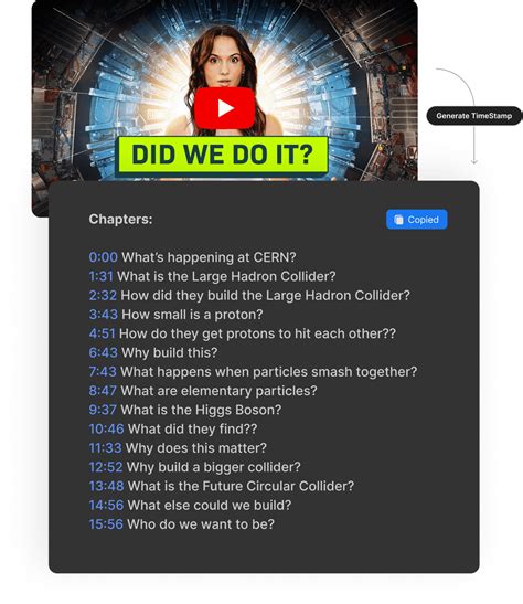 Timestamper Generate Timestamps For Youtube Videos