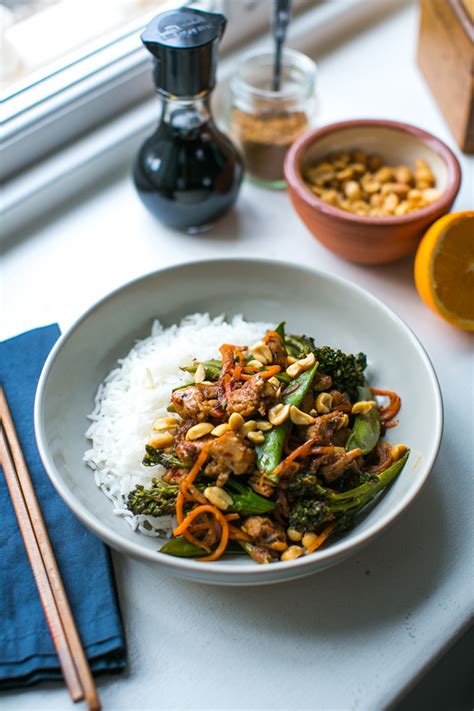 Orange And Five Spice Sticky Chicken Stir Fry Donal Skehan Eat Live Go