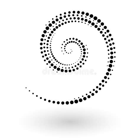 Abstract Vector Background With Halftone Dots Circle Geometric Pattern Stock Vector