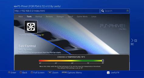 PS PS Phive Exploit Host Menu De Leeful Disponible