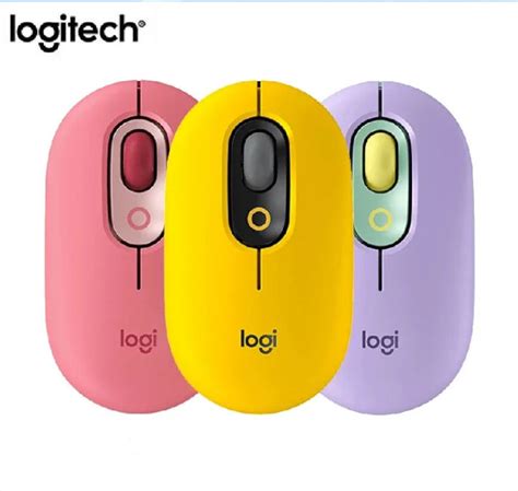 Logitech ใหม่เมาส์ไร้สายบลูทูธเมาส์เงียบความแม่นยำสูงออปติคอลติดตามเมาส์พกพาสำหรับ Windows
