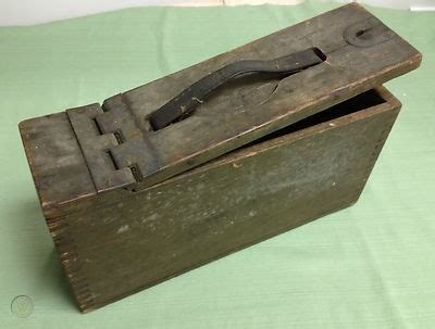 Wwi Wood Ammo Ammunition Box Us Colt Vickers M1915 30 Cal Machine Gun