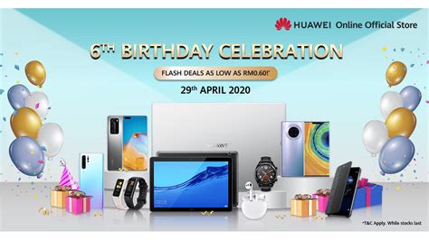 Promosi Kaw Kaw Hari Di Stor Online Huawei Sempena Ulangtahun Ke Soyacincau Bm