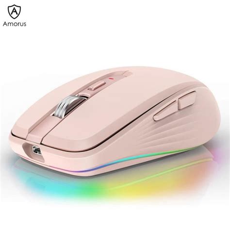 Souris Sans Fil Bluetooth Bluetooth USB Souris De Jeu Silencieuse Ghz Avec Lumières