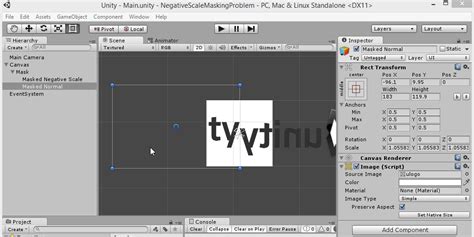 Negative Scale Prevents Masking In New Ui Unity Engine Unity