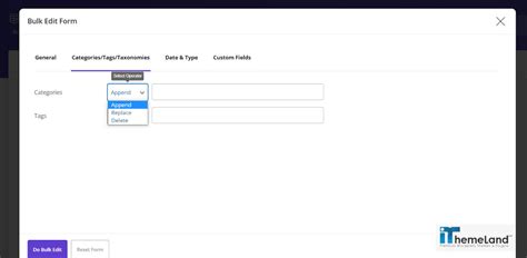 Bulk Edit Post Categories And Tags In WordPress IThemelandco