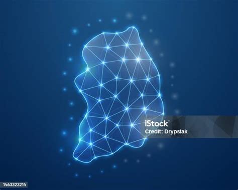 낮은 폴리 스타일의 한국 3d 기호입니다 대한민국 디자인 컨셉 그림 국가 지도 다각형 와이어프레임 웹 사이트 그림 0명에 대한