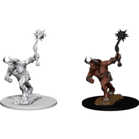 Dandd Unpainted Mini Minotaur Anime And Things