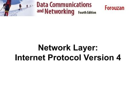 Internet Protocol Version 4 Addressingppt