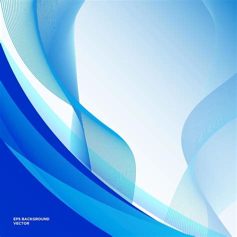Elegant Blue Gradient Wavy Background Smooth Gradient Background