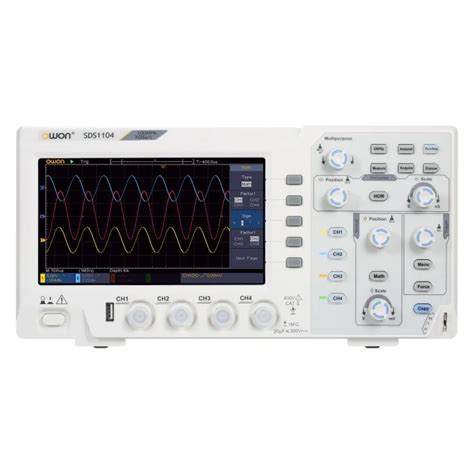 Owon Sds1104 4 Ch Digital Storage Oscilloscope With 7 I Nch Lcd Display