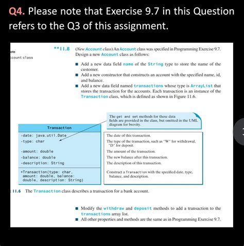 Solved Q1 Write The Code For The Following Uml Diagram