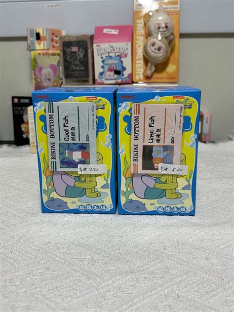 Bnif Popmart Spongebob Bikini Bottom Plush Hobbies And Toys Toys