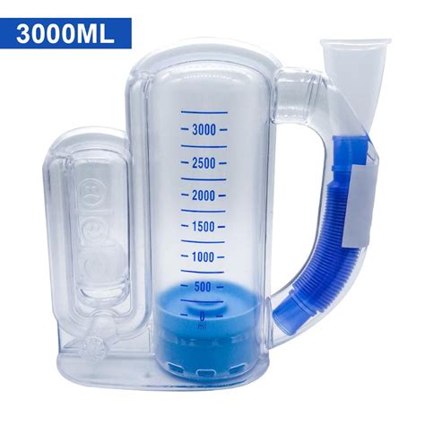 Volumetric Exerciser Lung Breathing Exerciser 3000 5000ml Spirometer R