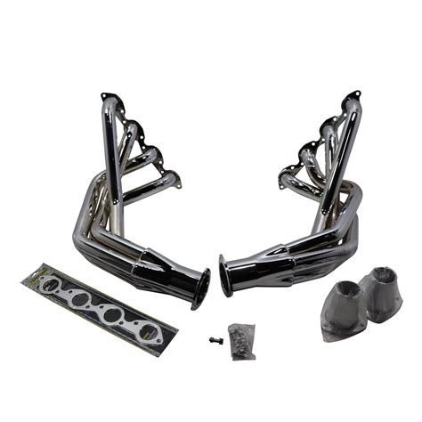 Big Block Chevy Fenderwell Headers For 1955 57 Chevy Chrome