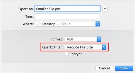Macos Reduce Pdf File Size In Preview The Mac Observer