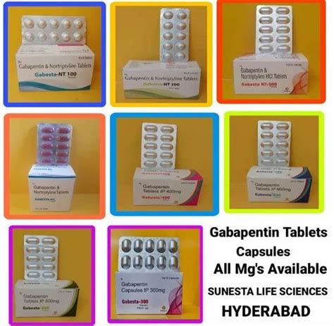 Gabapentin Nortriptyline Hydrochloride Tablets 300mg At ₹ 2600box