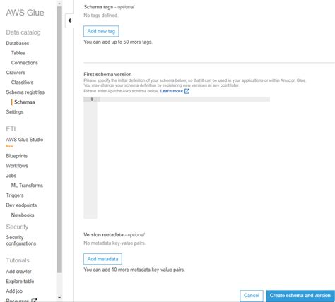 Getting Started With Schema Registry Aws Glue