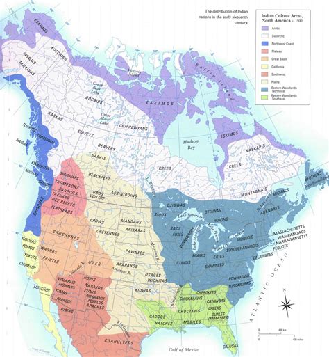 Southeast Map Of The Native American Tribes