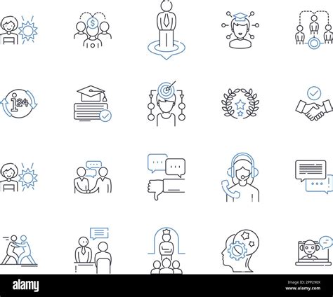 Performance Improvement Line Icons Collection Optimization Enhancement Streamlining