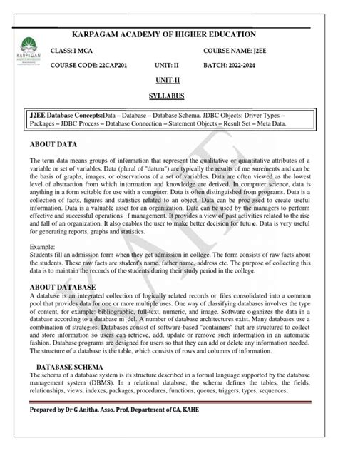 Unit 2 Pdf Database Schema Databases Unit 2 Pdf Database Schema Databases