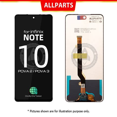For Infinix Note X LCD Display Touch Screen Digitizer Replacement Shopee Malaysia